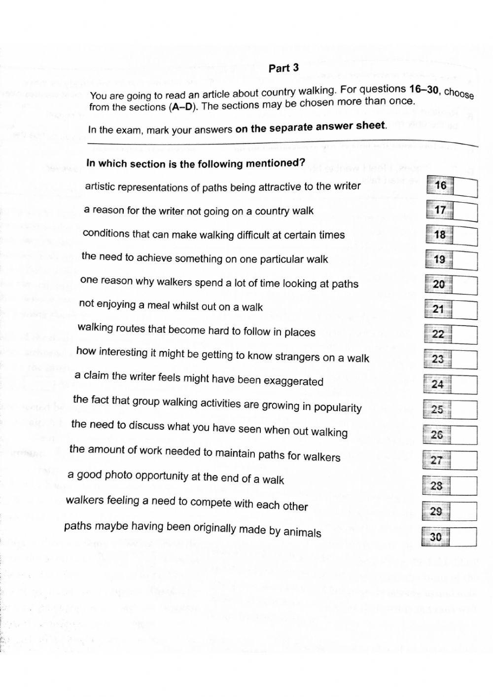 Reading B2 online exercise for | Live Worksheets