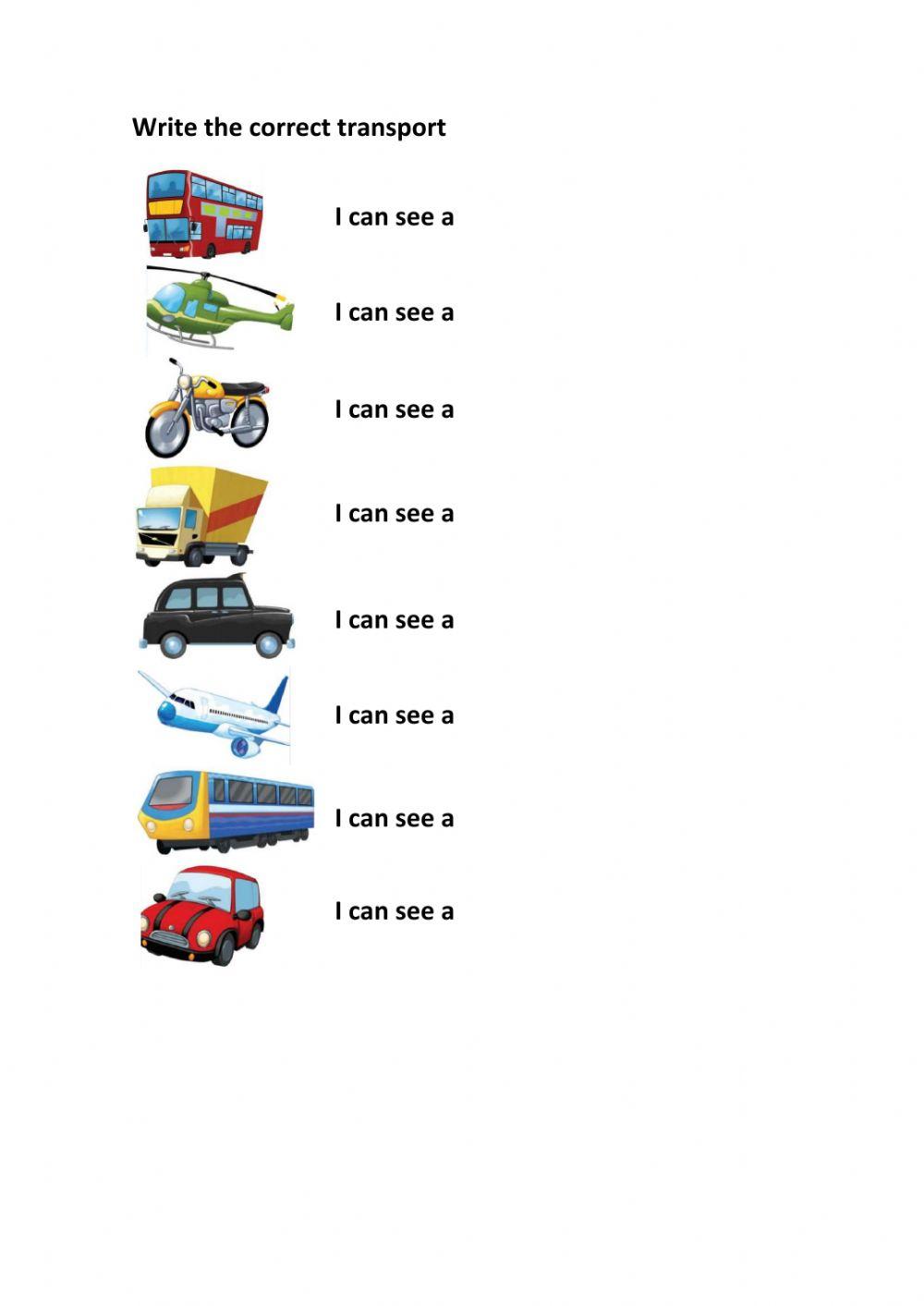 Ican see... worksheet | Live Worksheets