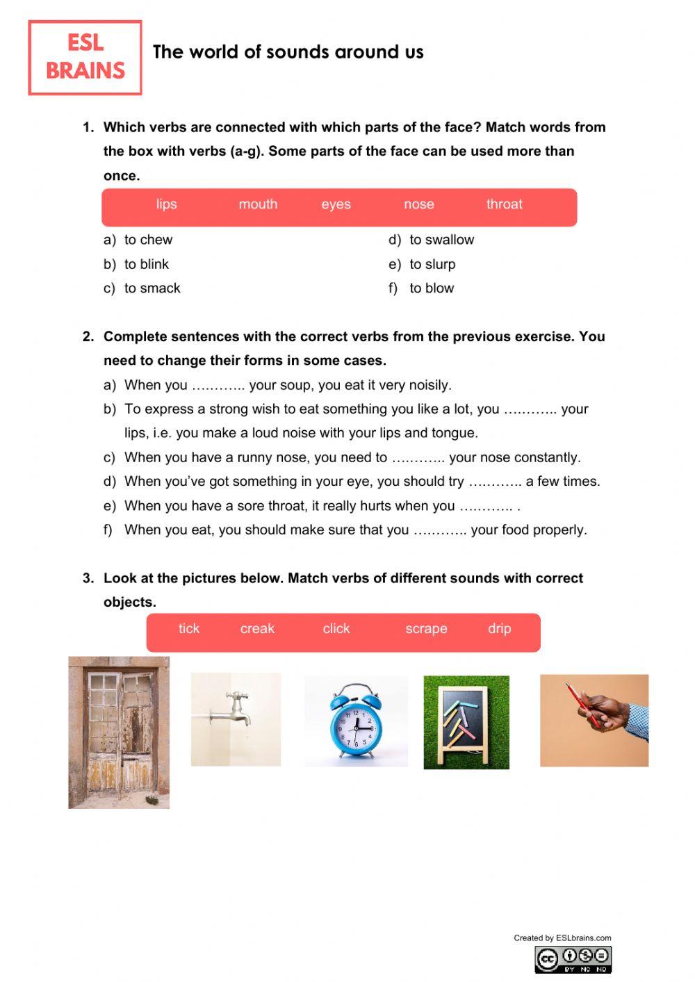 6659555 | The world of sounds around us - ESL Brains