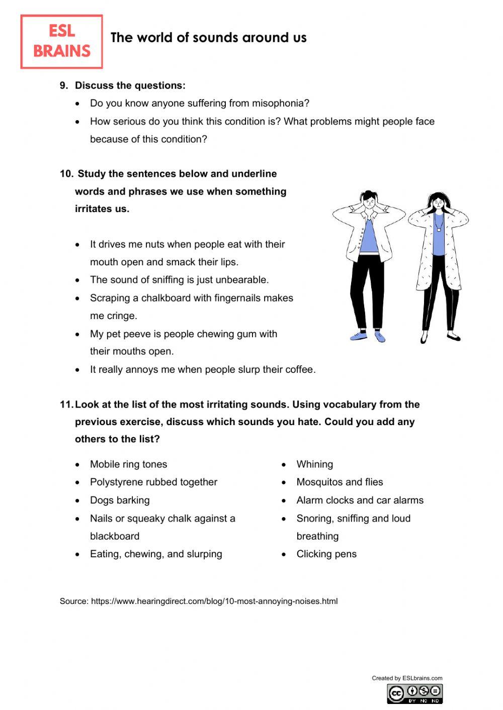 6659555 | The world of sounds around us - ESL Brains