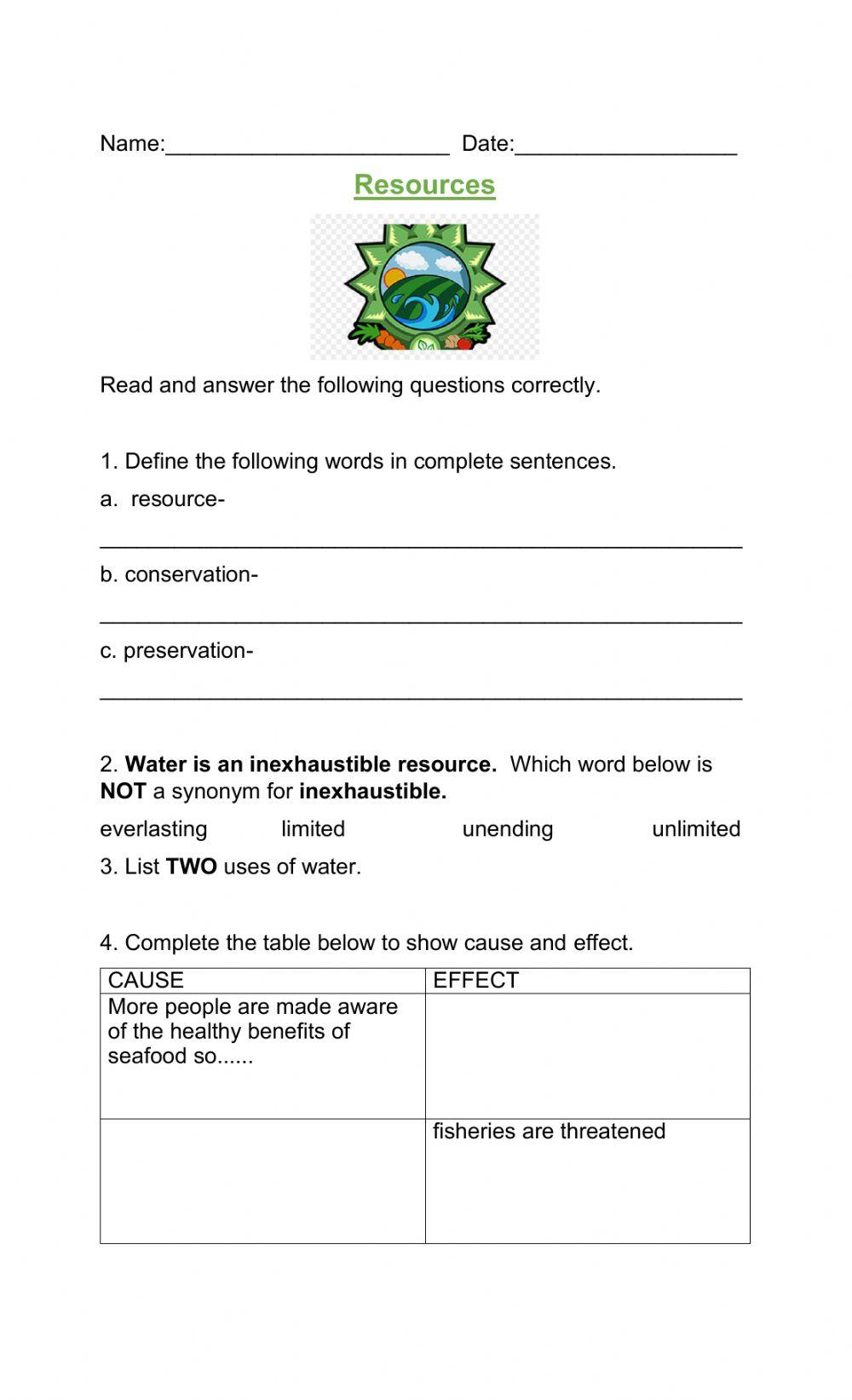 627053 | Resources | Christal | LiveWorksheets