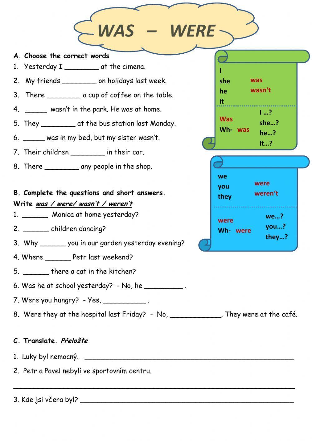 Past BE | LiveWorksheets | 627718