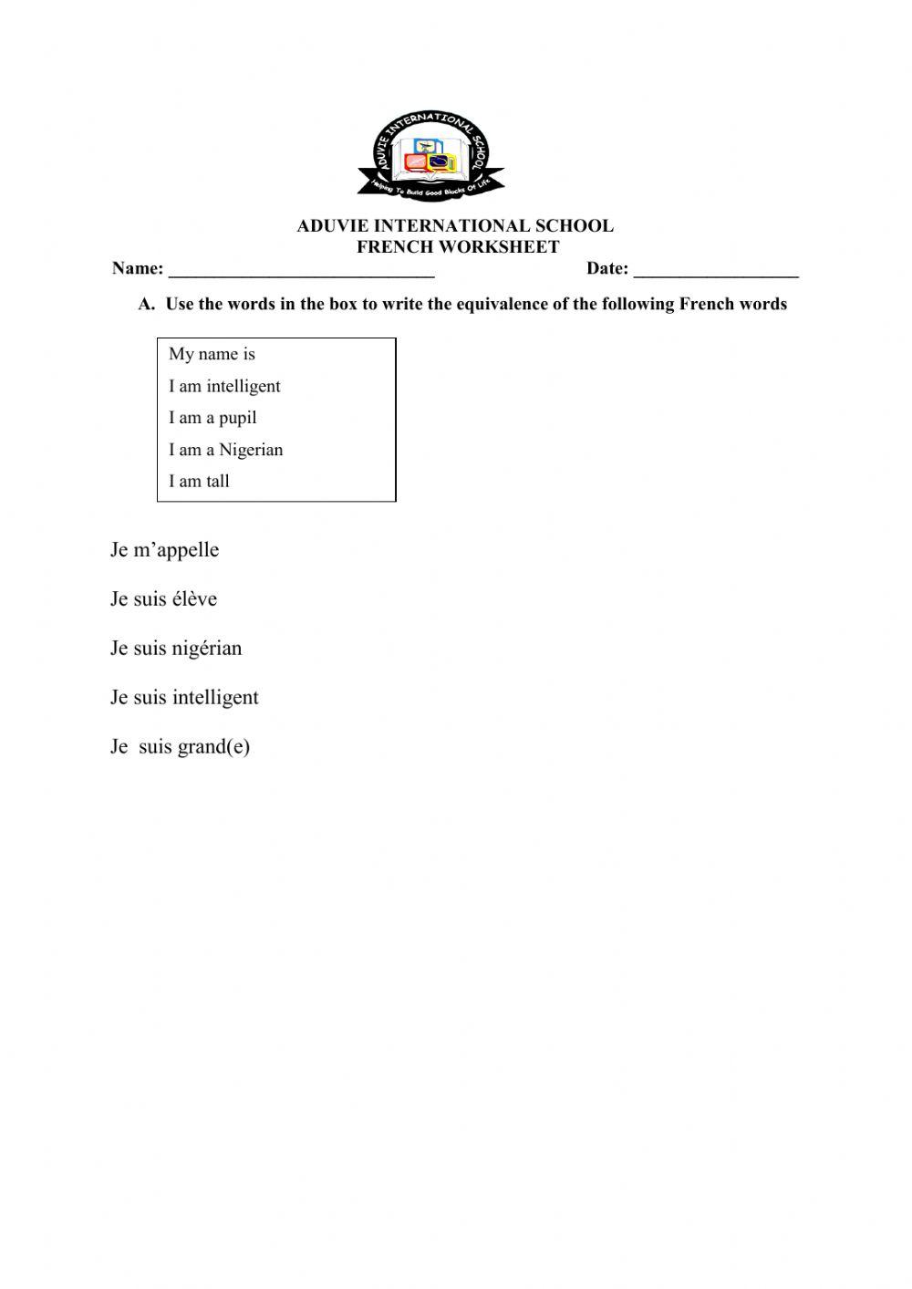 627701 | Se presenter | Esiri Peters | LiveWorksheets