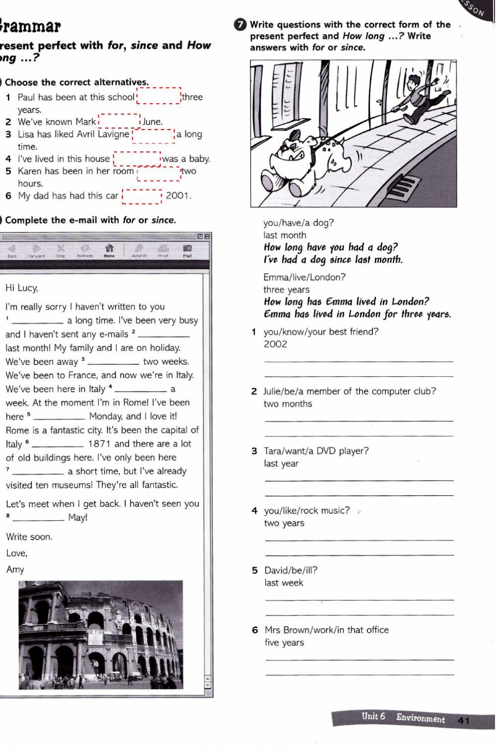 Present Perfect with how long, for and since online exercise for | Live ...