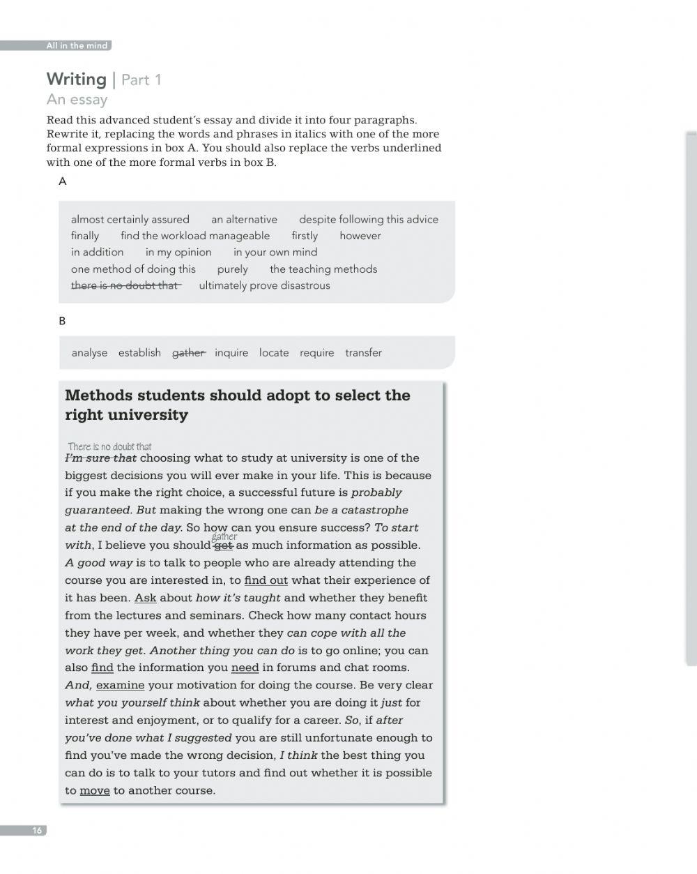 Complete Advanced Workbook Unit 3 6355071 | Raisa