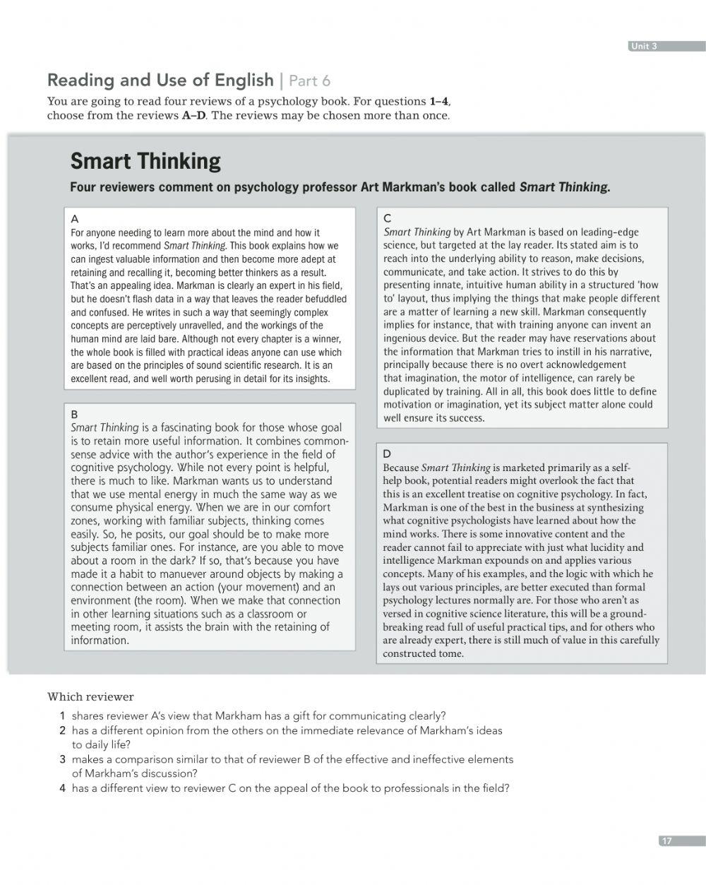 Complete Advanced Workbook Unit 3 6355071 | Raisa