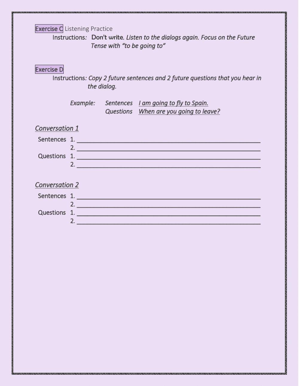 Elllo - Future Be going to Conversations 6355446 | Spanos