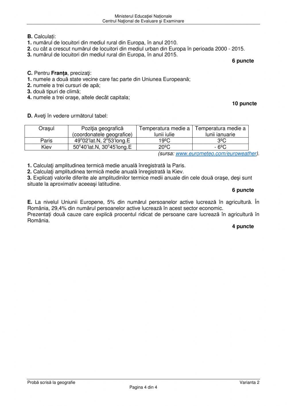 Test bac 2 worksheet | Live Worksheets