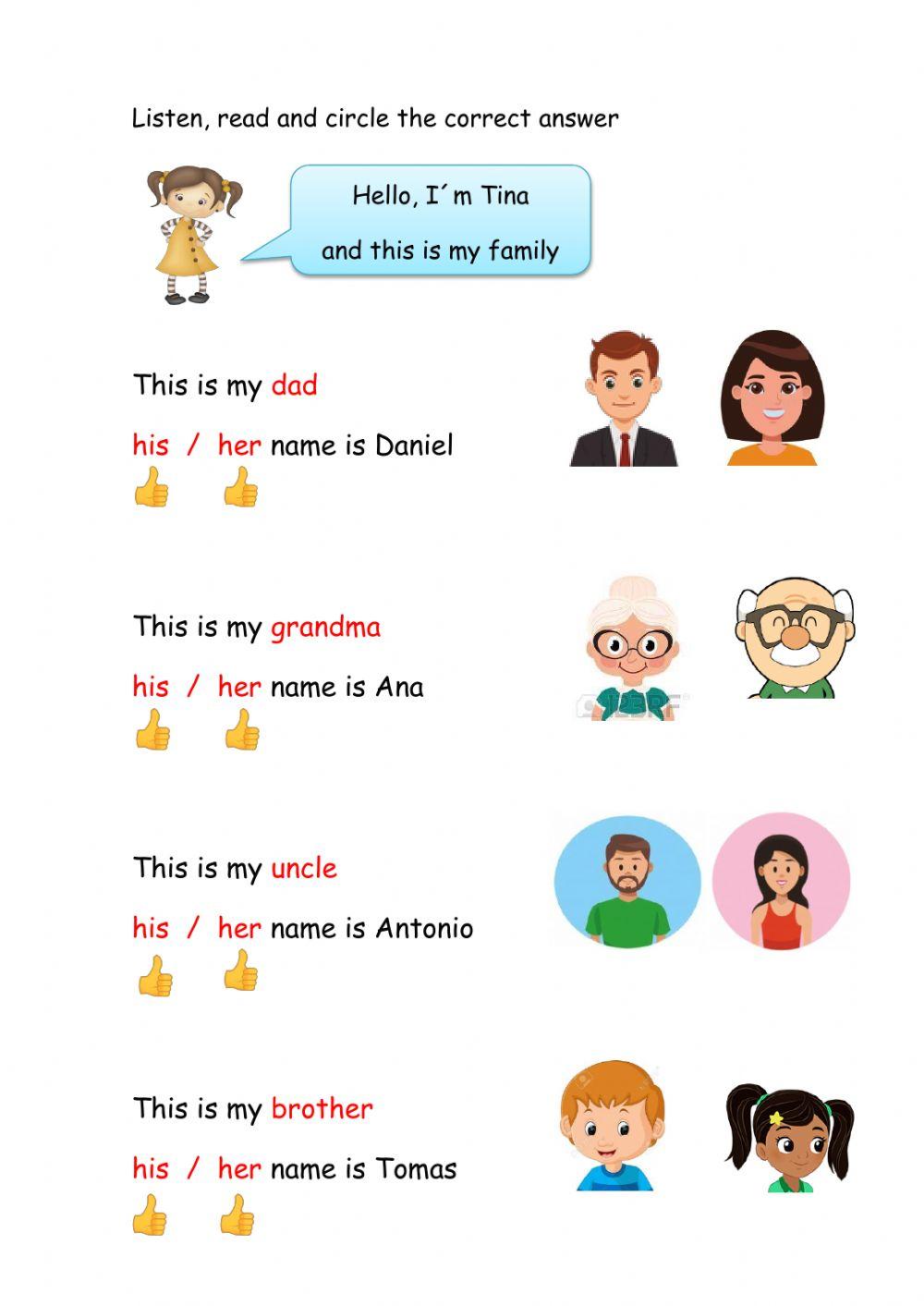 629647 | Family members | vivyvm667 | LiveWorksheets
