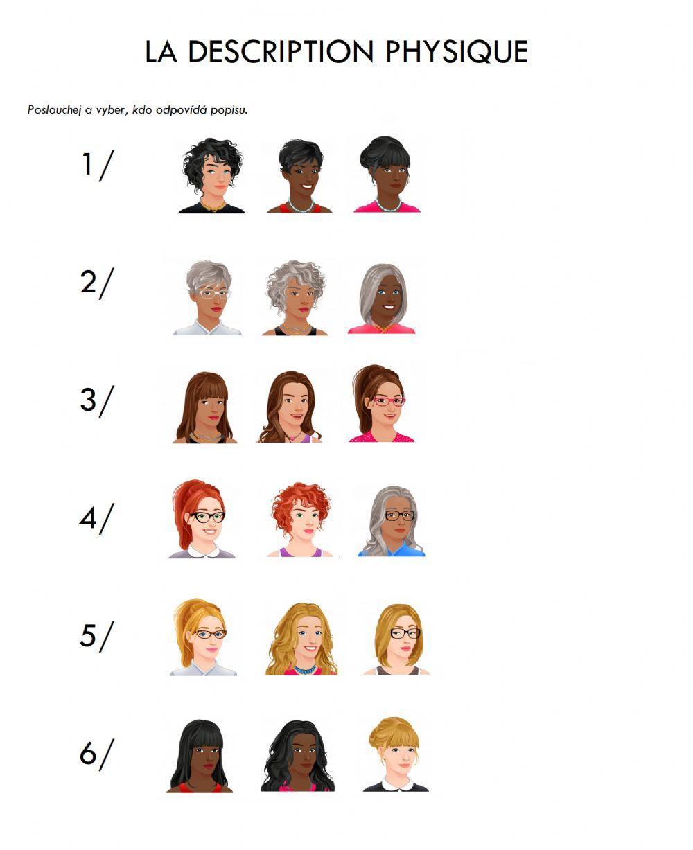 La description … | Free Interactive Worksheets | 630830