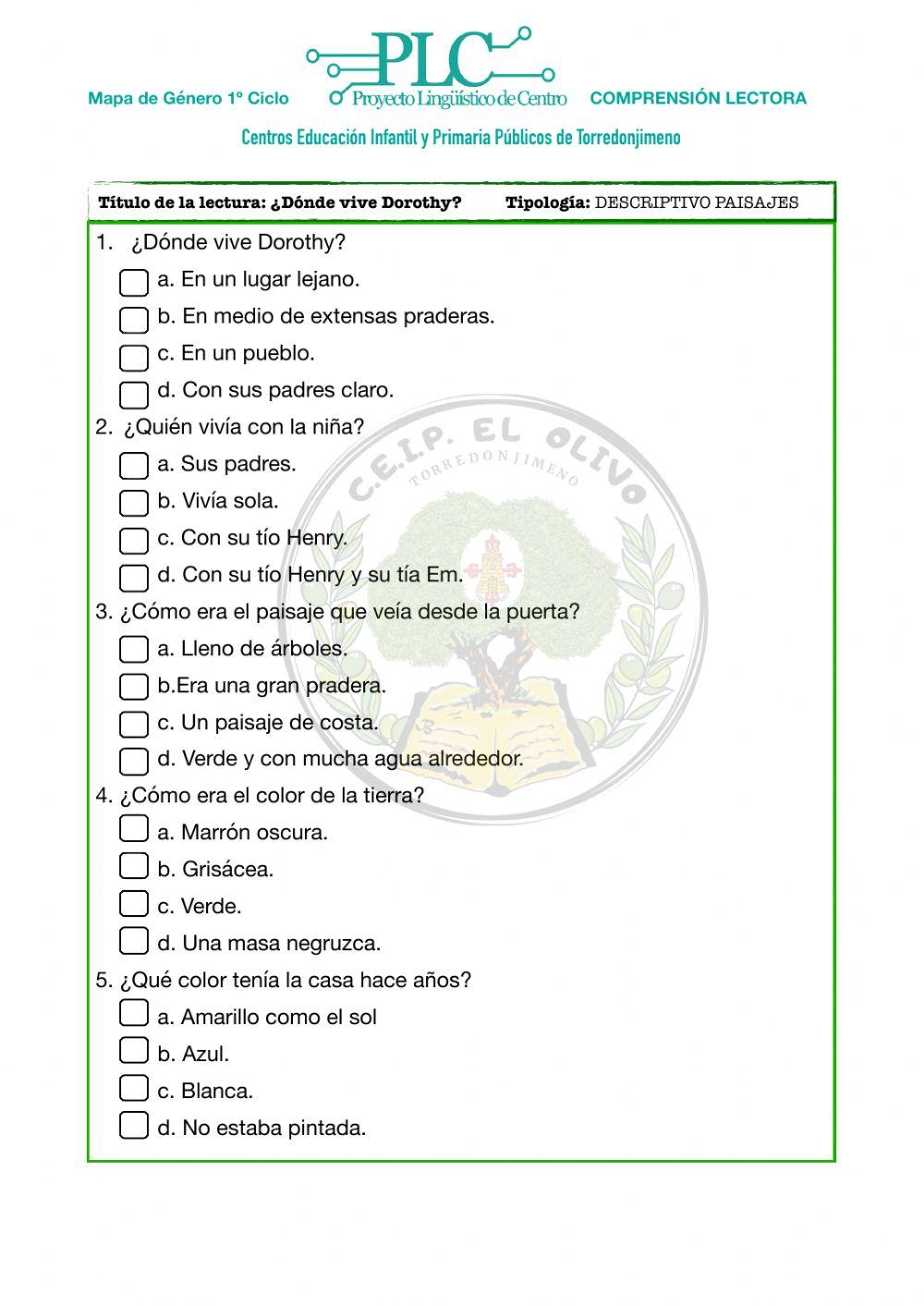 Ficha plc worksheet | Live Worksheets