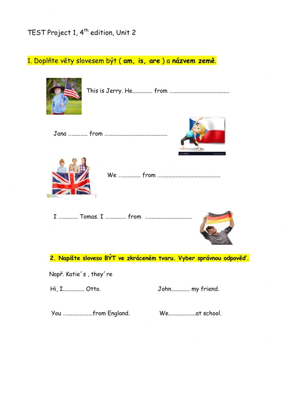 Test Project 1 … | Free Interactive Worksheets | 4607992