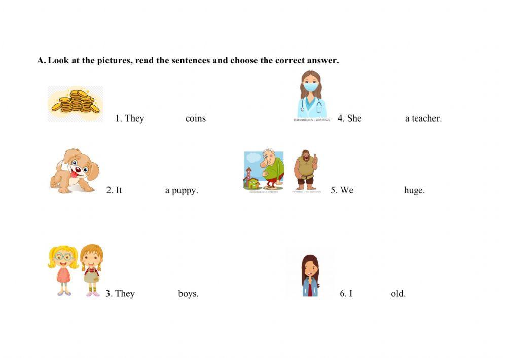 The verb to be-Theory and Practice worksheet | Live Worksheets