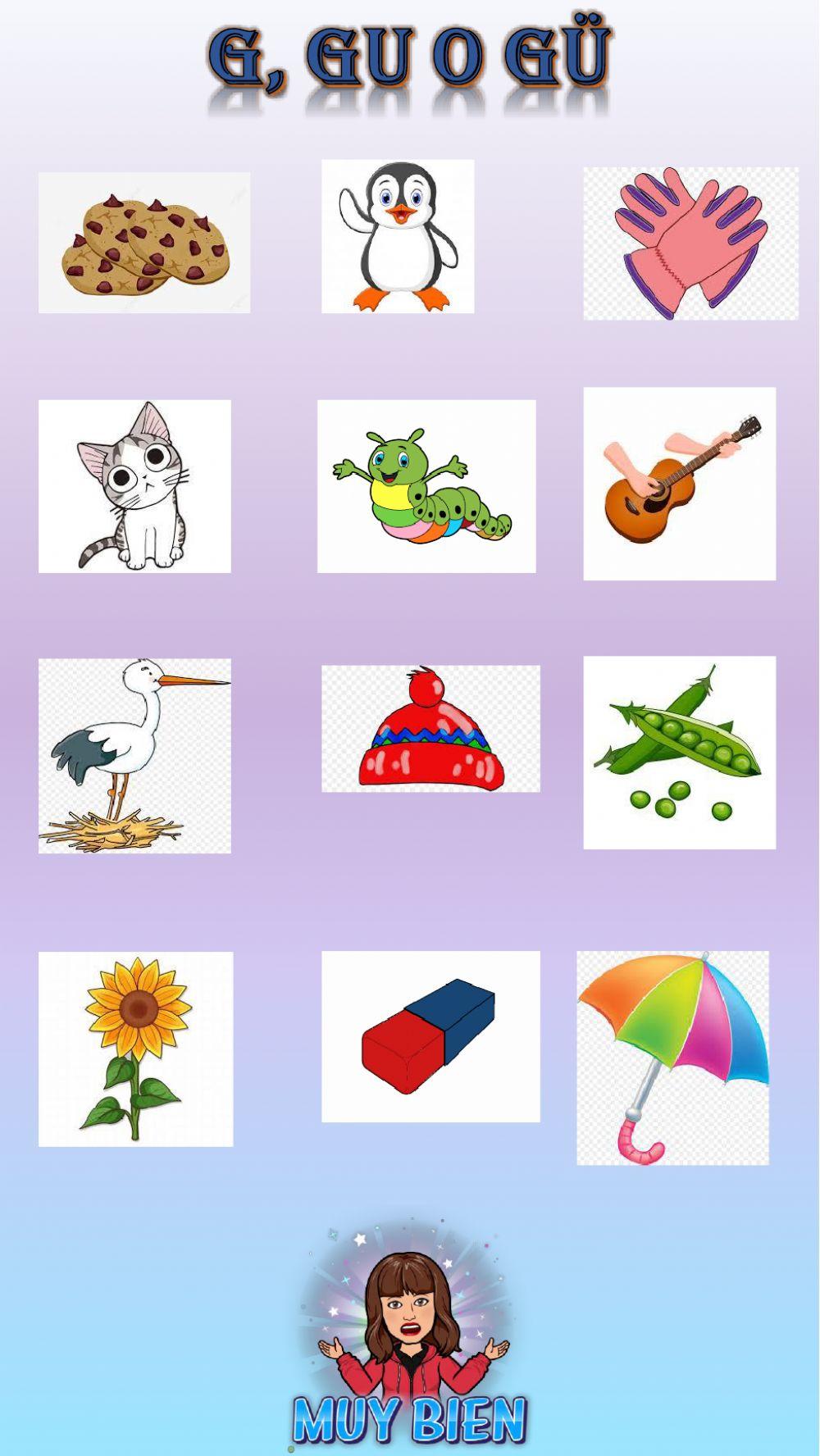 G,gu y gü worksheet | Live Worksheets