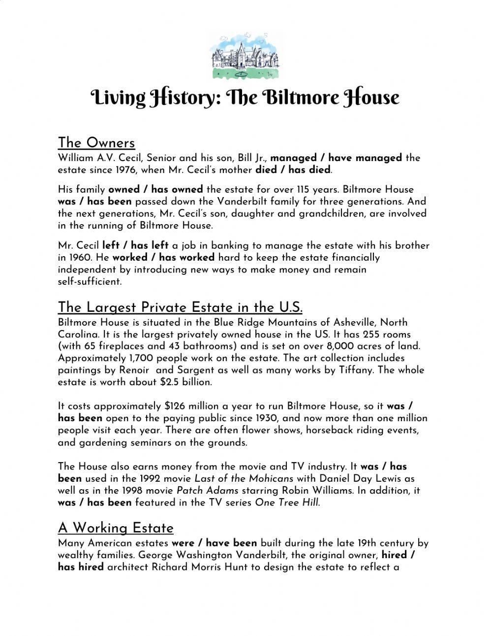 Int3 Biltmore | Free Interactive Worksheets | 633921