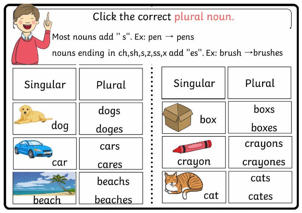 naming words exercise