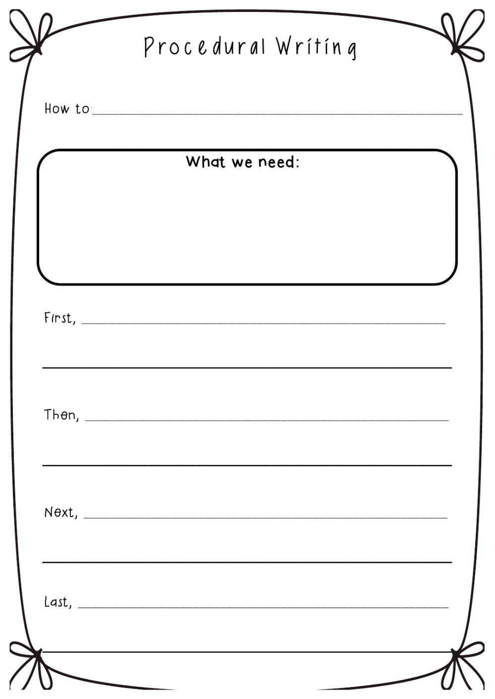 robdawson | Procedural Writing Piece 6359595 robdawson | Procedural Writing Piece 6359595