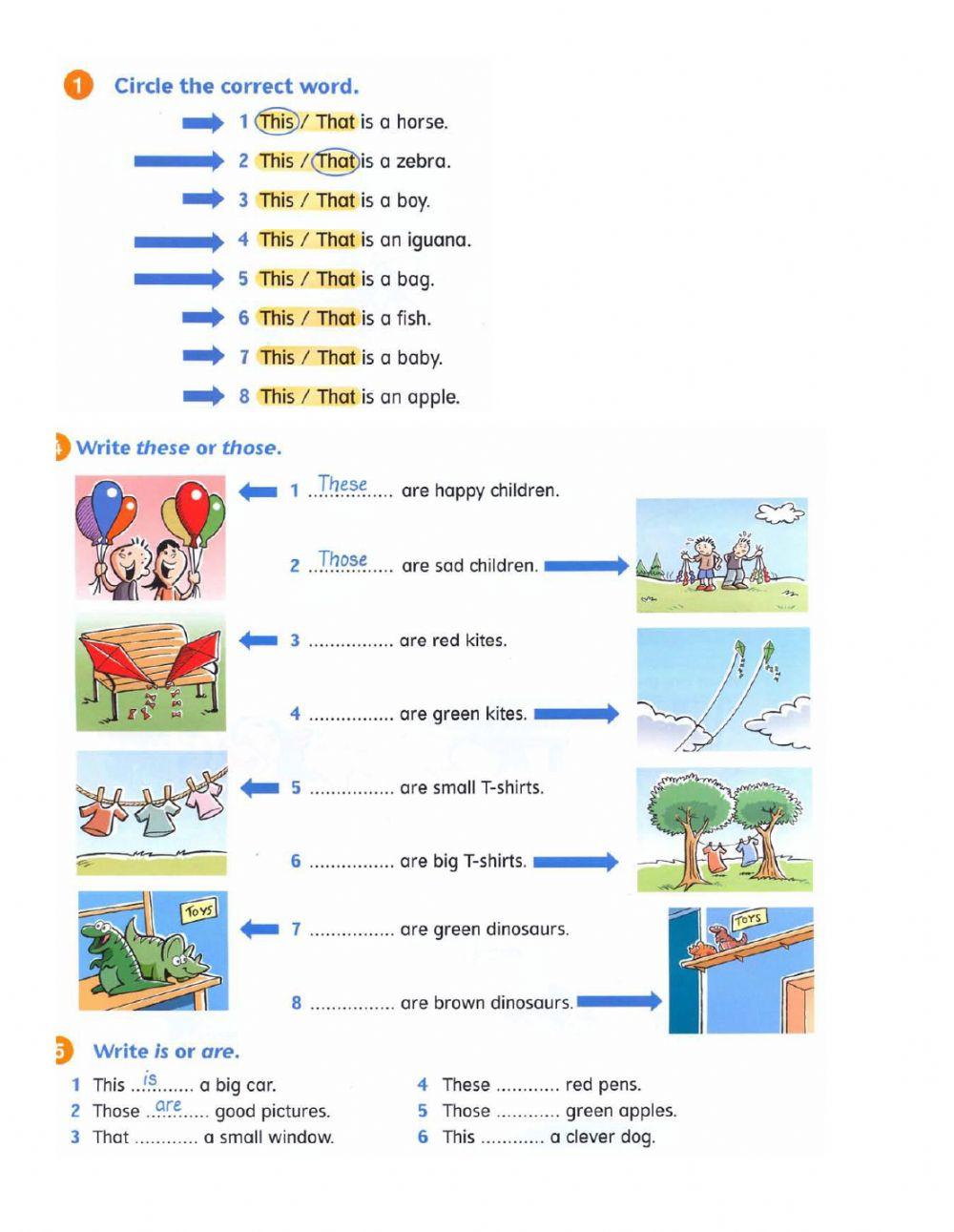 This-That-These-Those 634207 | Simona | Live Worksheets