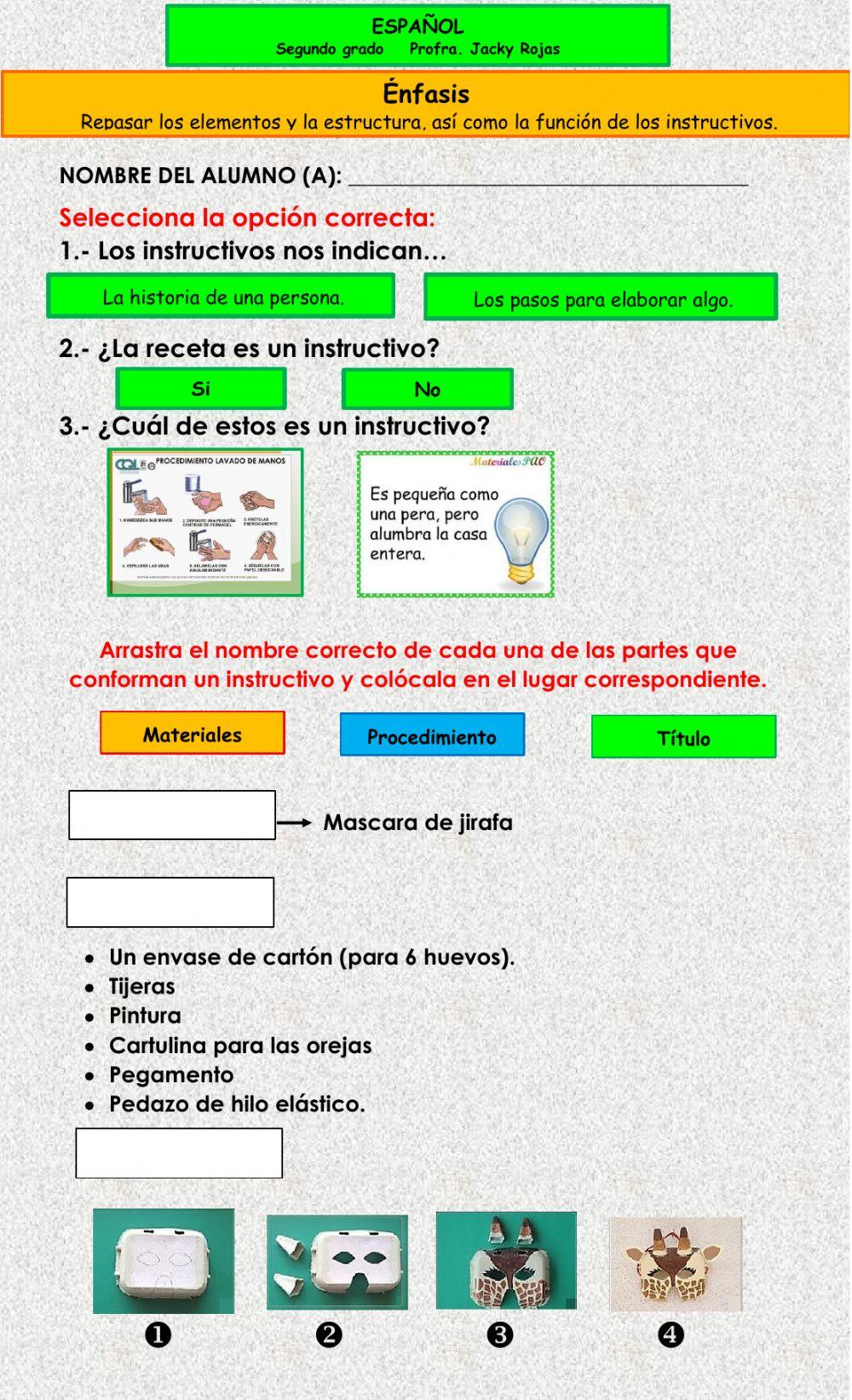 635077 | Partes del instructivo | JHR2450