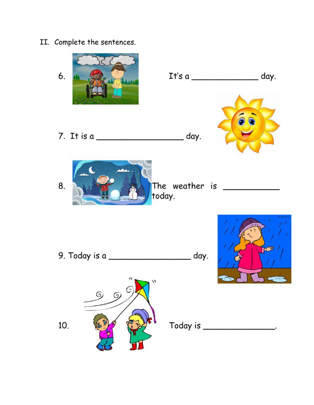 Describing Weather Conditions 6360578 | lauraguerraflores