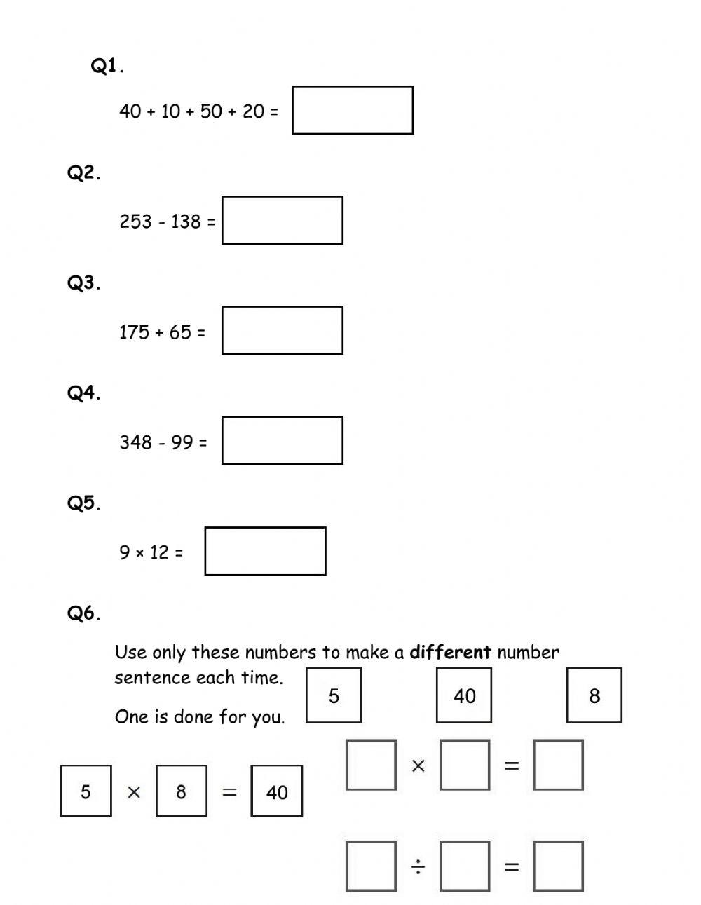 Sheet 10 worksheet | Live Worksheets