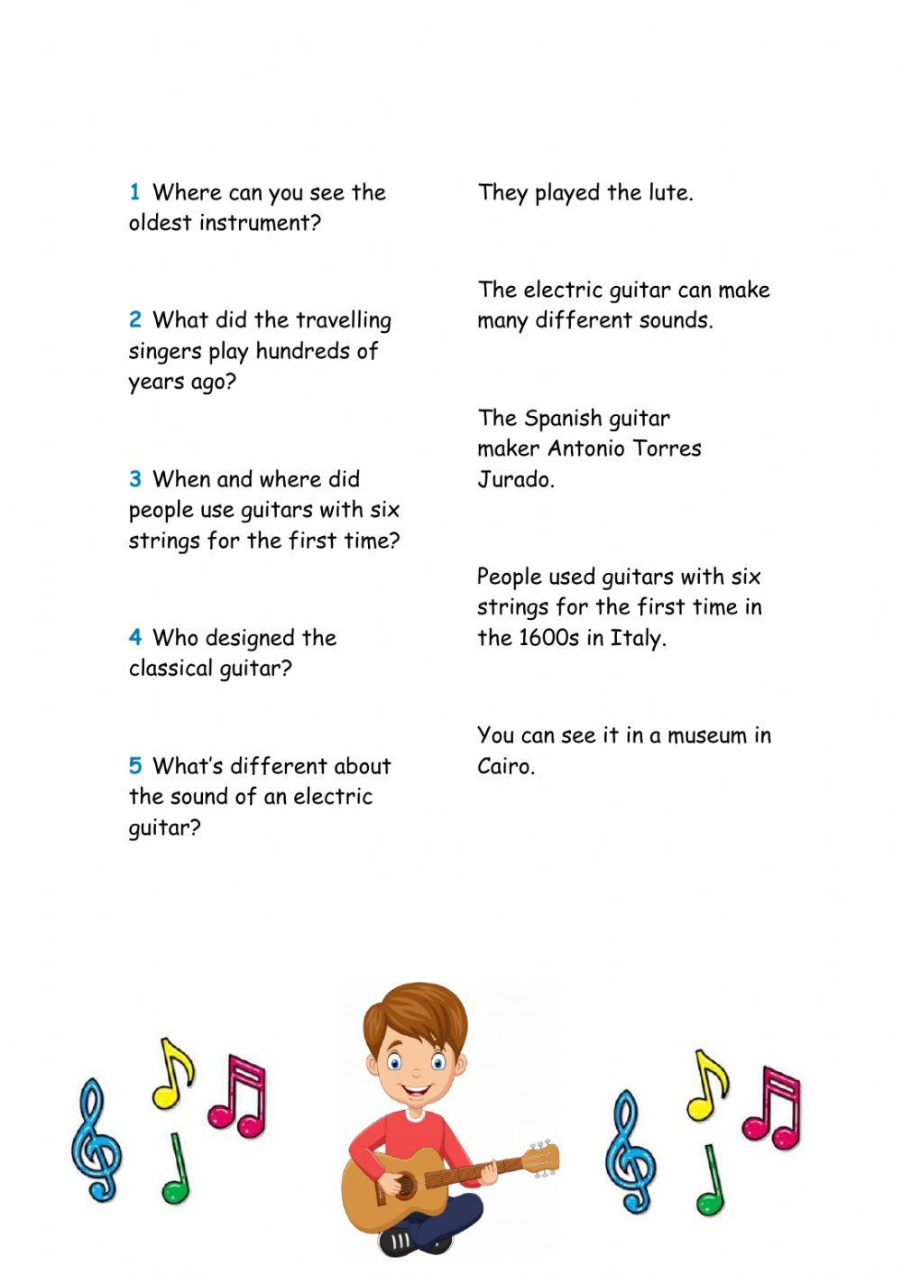 Making music hi… | Free Interactive Worksheets | 6361955