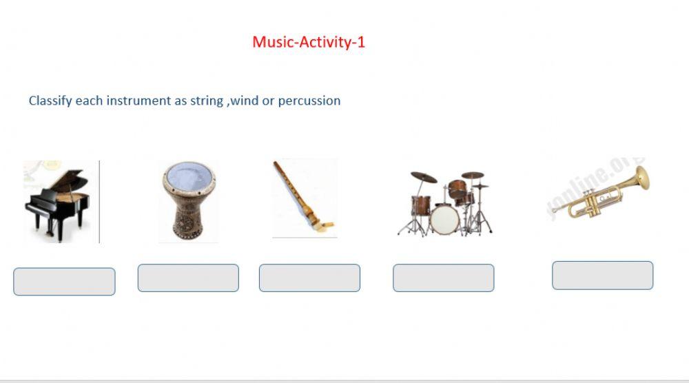 music-act1 online exercise for | Live Worksheets