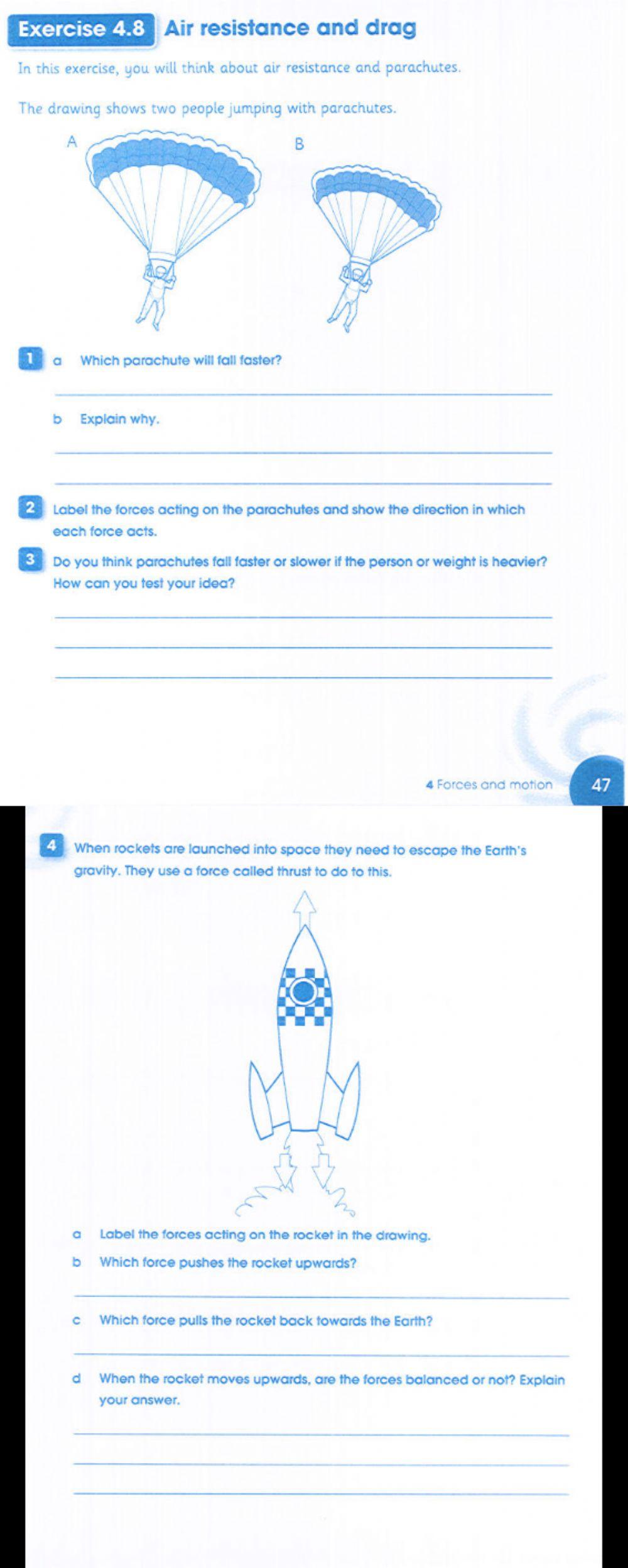 Air resistance online exercise for | Live Worksheets