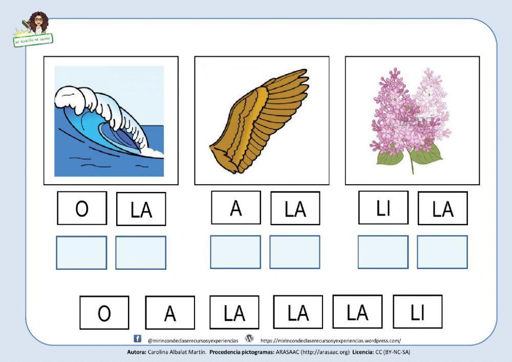 Ola, ala, lila 1738 | Mi rincón de clase | Live
