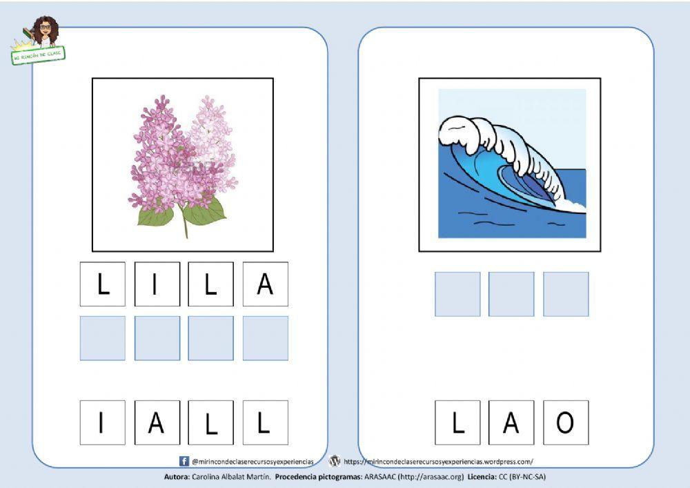 Ola, ala, lila 1738 | Mi rincón de clase | Live