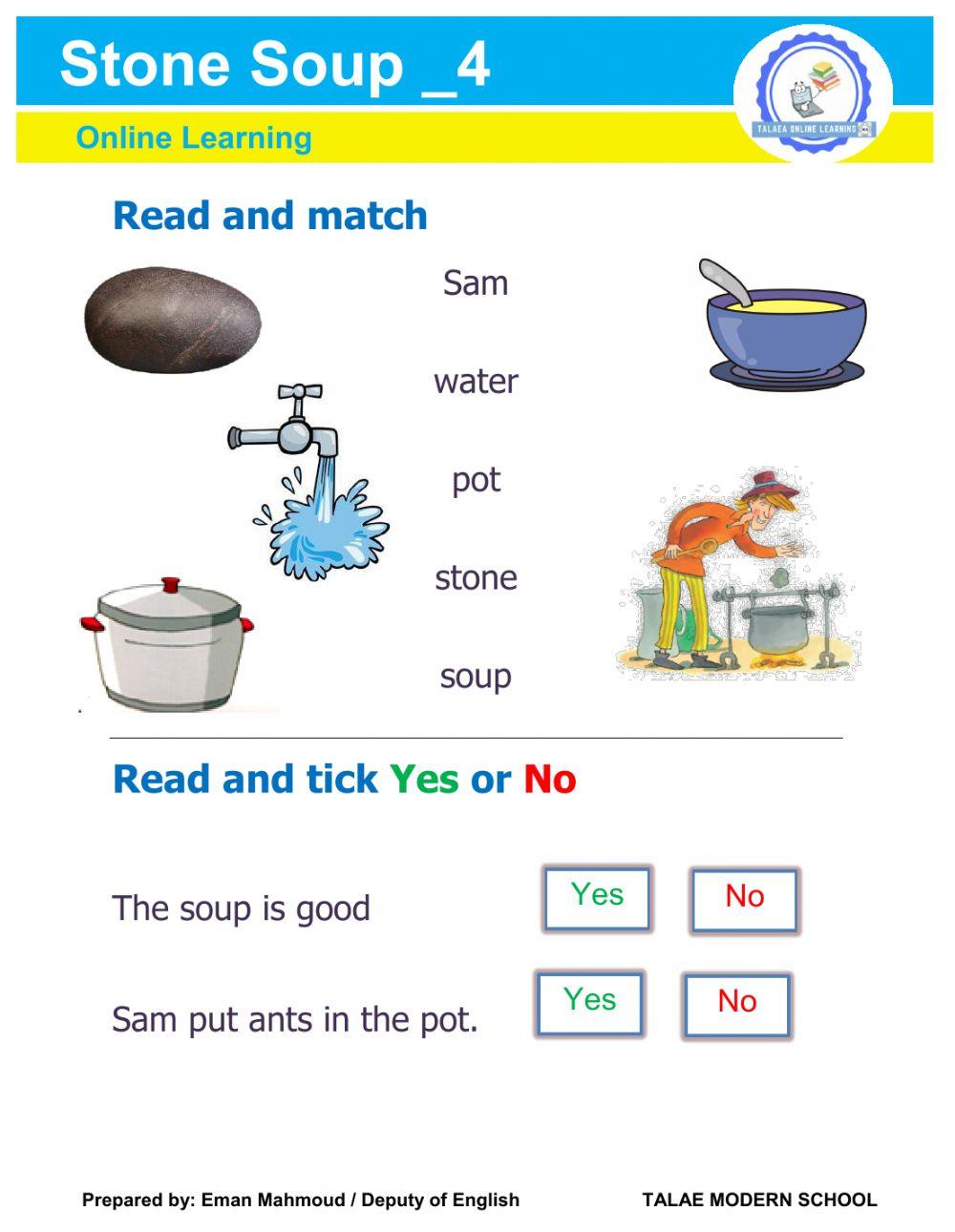 Stone Soup part 4 640475 | Emanmah | Live Worksheets
