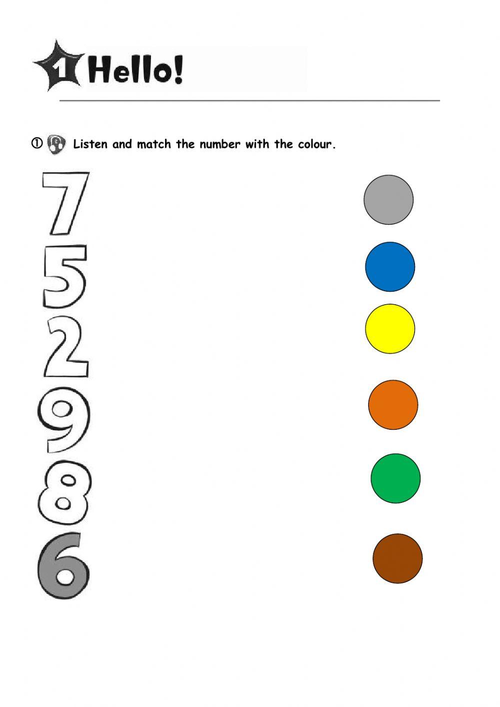 Hi! interactive worksheet | Live Worksheets