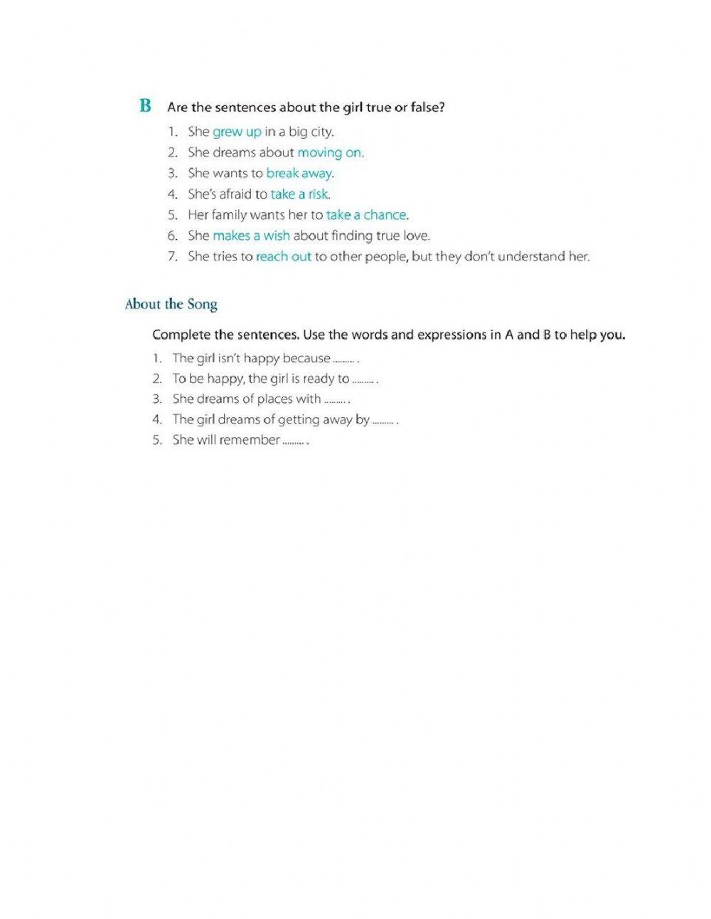 Break away worksheet | Live Worksheets