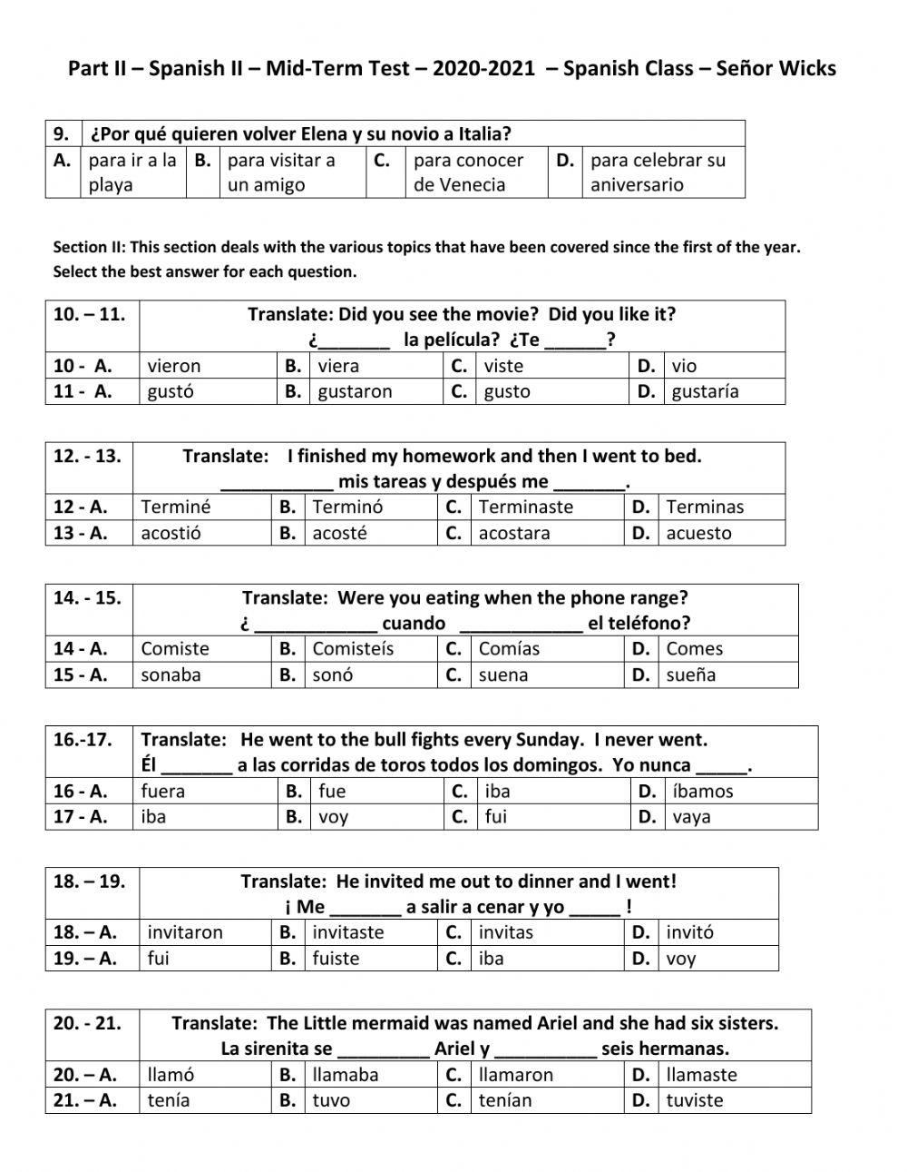Midterm REVIEW … | Free Interactive Worksheets | 4623208