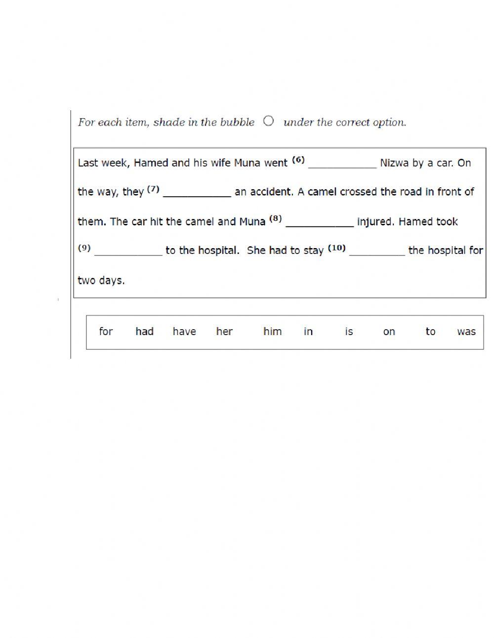 Grammar activity activity | Live Worksheets
