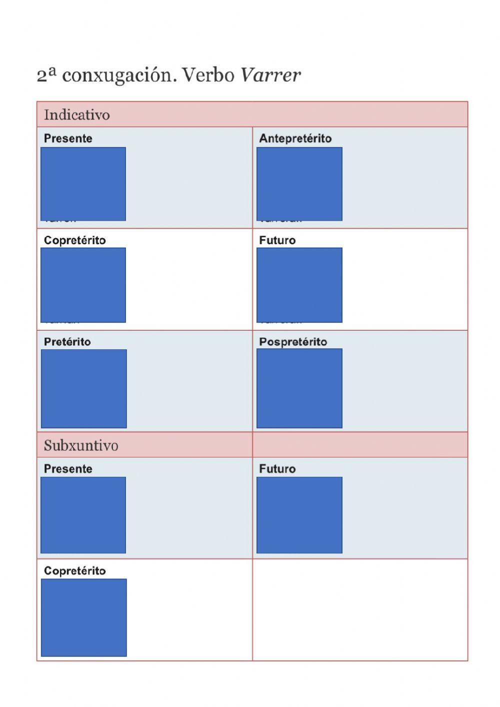 Formas verbais worksheet | Live Worksheets