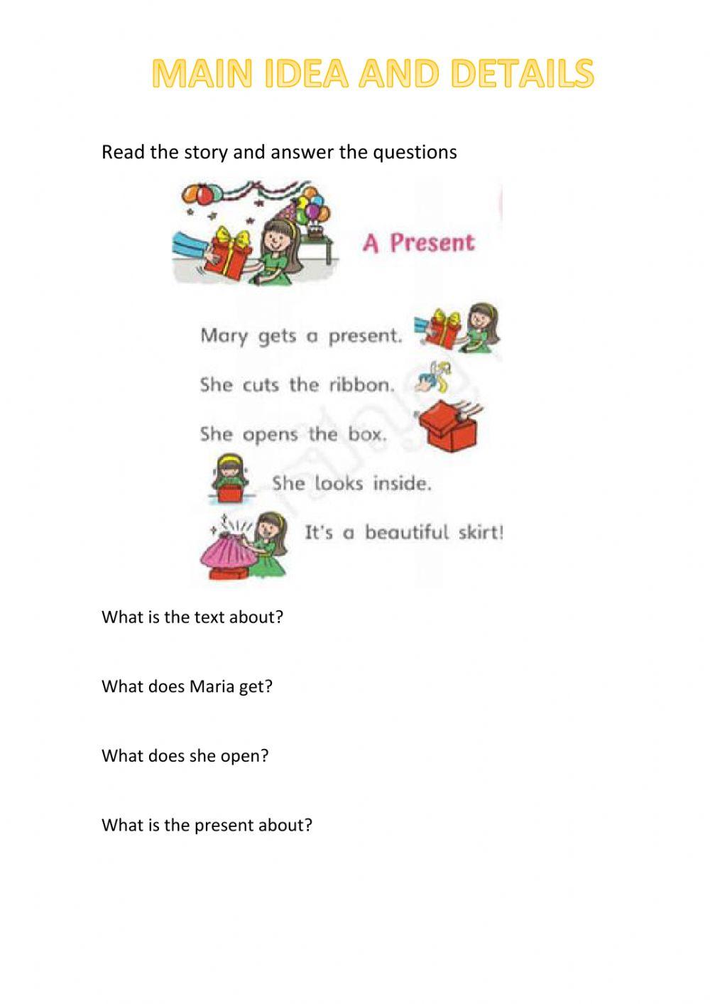 Main Idea And Details Online Exercise Live Worksheets main-idea-and-details-online-exercise-live-worksheets
