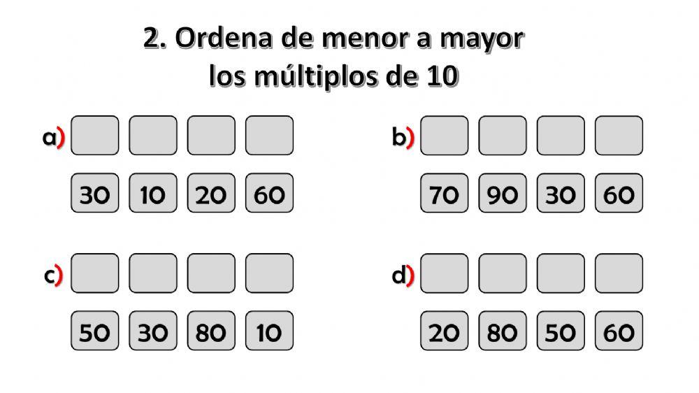 Múltiplos de 10 645728 | JosueCargolet | Live Worksheets