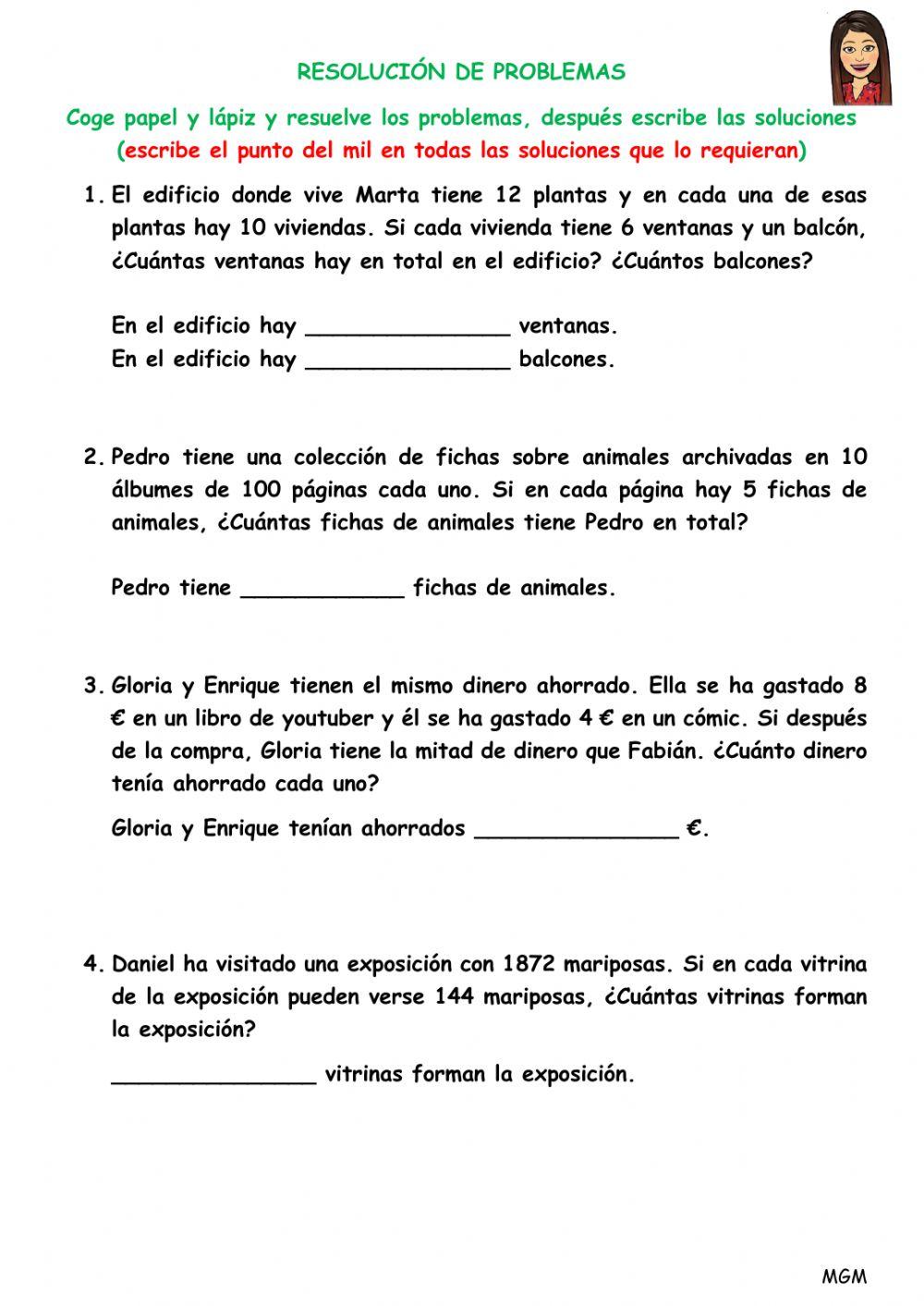 Resolución de problemas y cálculo 646542 | Maria0_0
