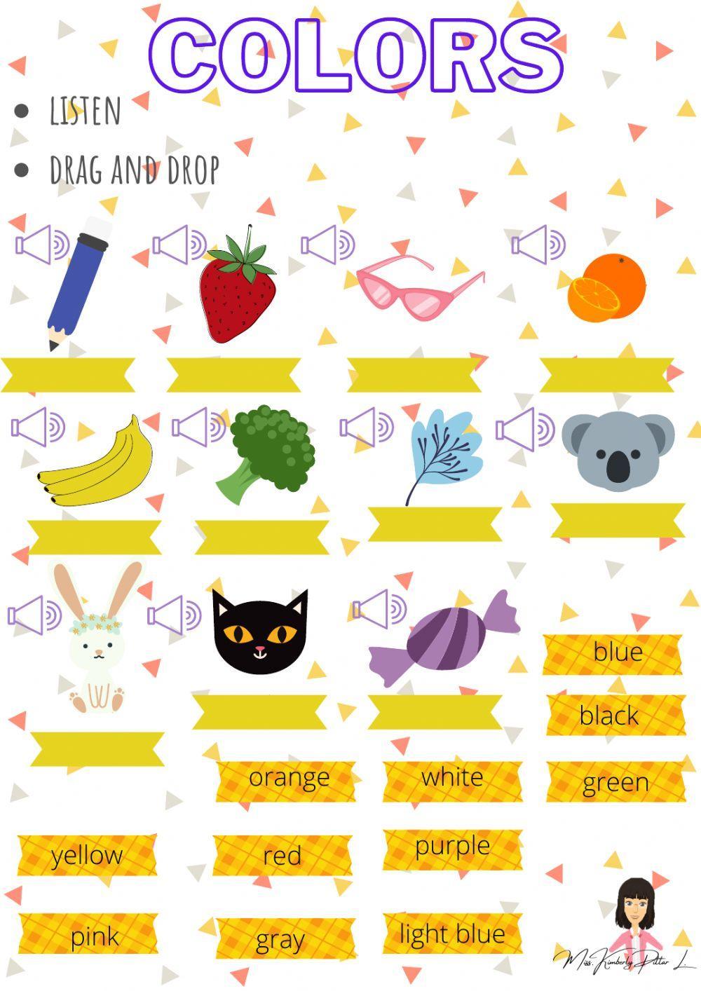 Colors | LiveWorksheets | 646952