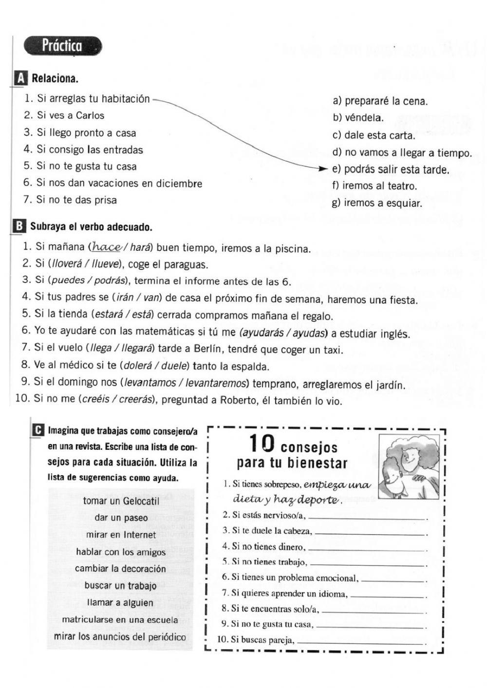 Condicional Interactive Worksheet Live Worksheets