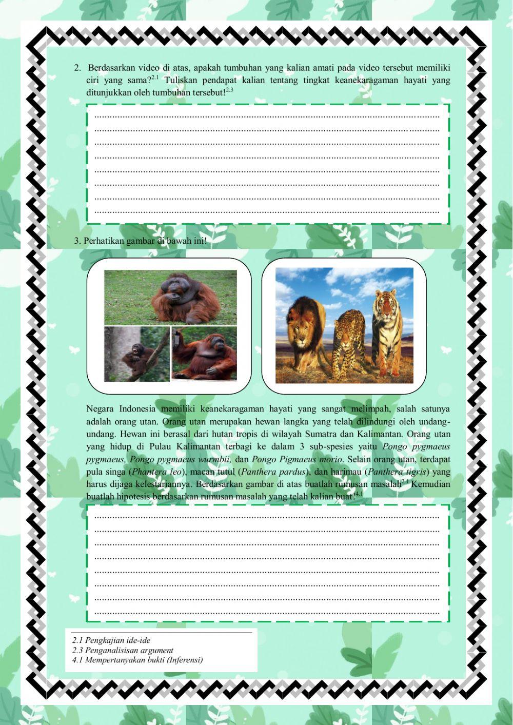 e-LKPD 1 - Nida Lessy - Oke online exercise for | Live Worksheets