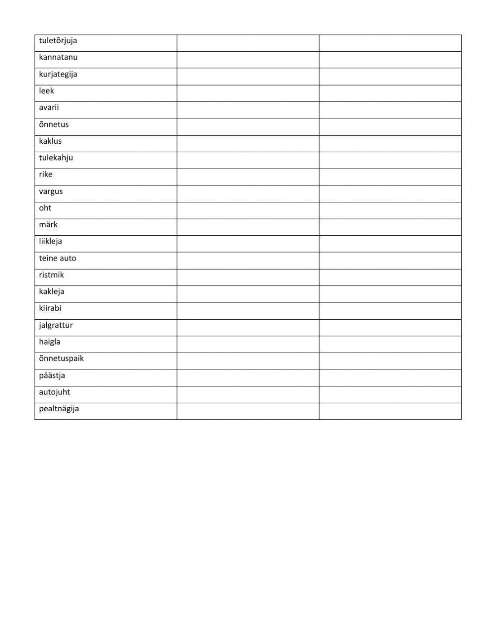 Nimetav, omasta… | Free Interactive Worksheets | 649135