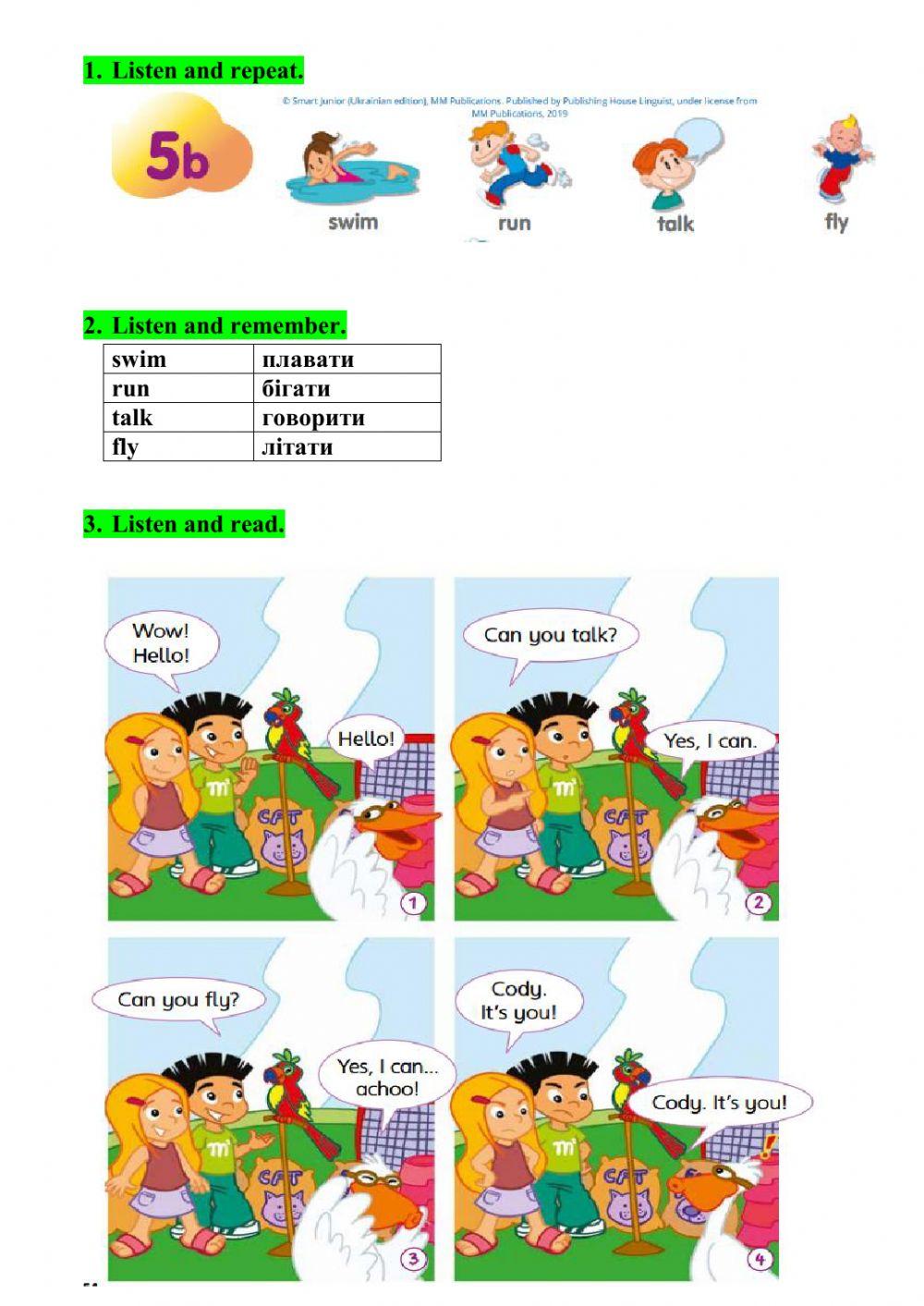 Animals - Smart Junior 2. Module 5B online exercise for | Live Worksheets