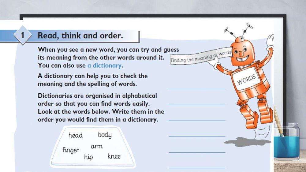 Words Order interactive worksheet | Live Worksheets