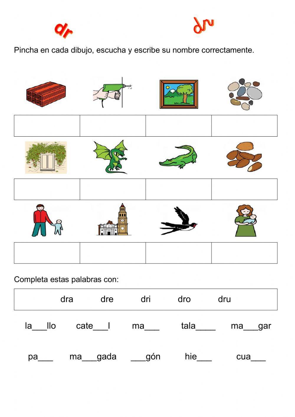 Dr | Free Interactive Worksheets | 651433