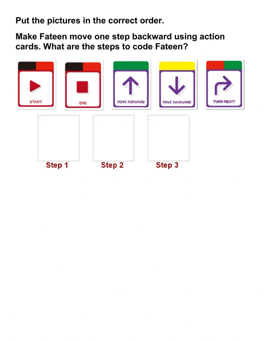 Action Cards | Free Interactive Worksheets | 652220