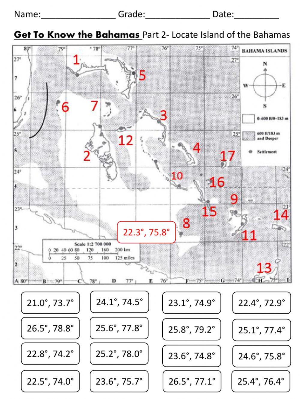 Absolute Locati… | Free Interactive Worksheets | 652840