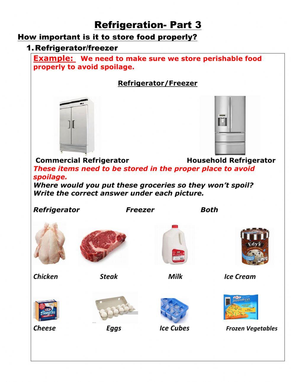 Food Service interactive worksheet | Live Worksheets