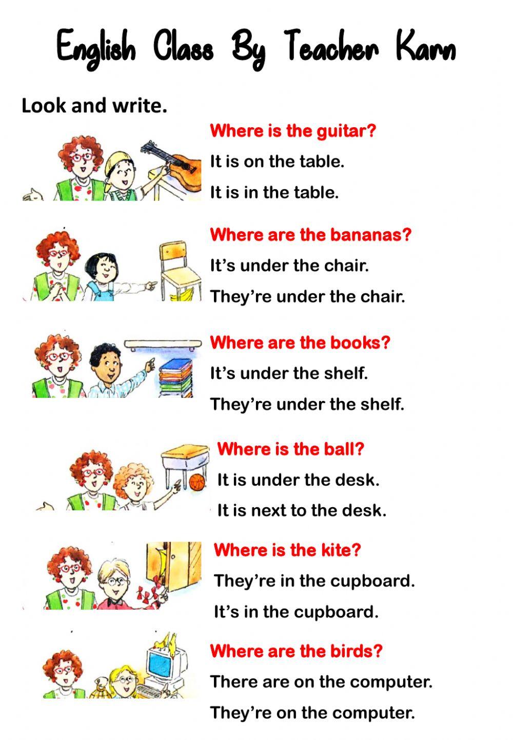 Simple Sentences | Live Worksheets